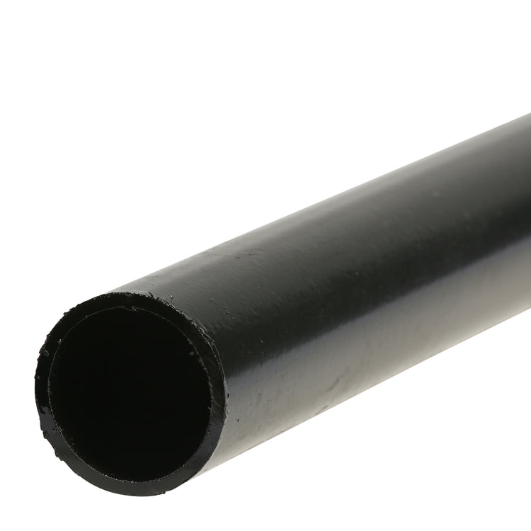 Round Steel Pipe (CHS) Powder Coated Black - Otter Fencing - Circular ...