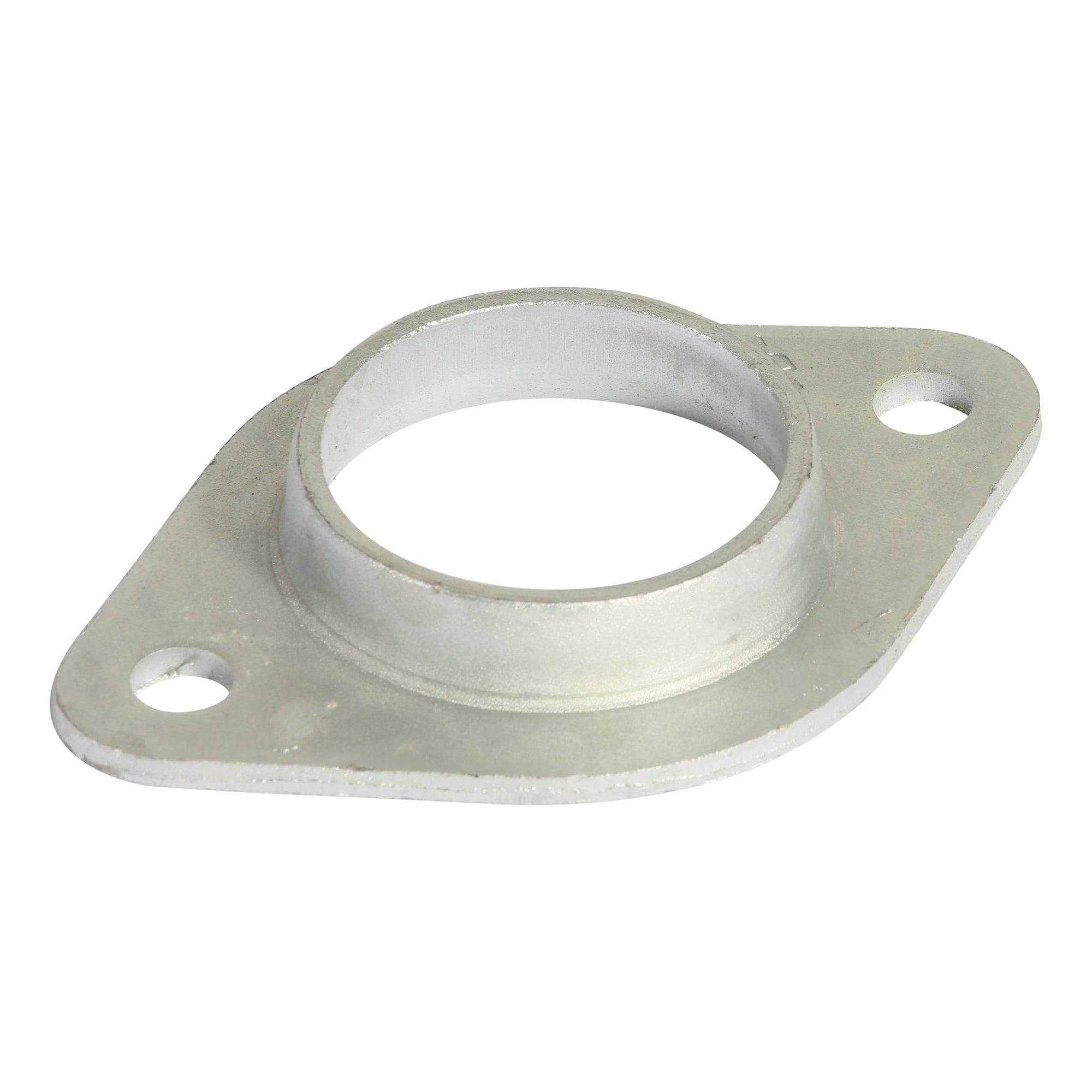 Oval Flange (2-Hole) Galvanised – Otter Fencing