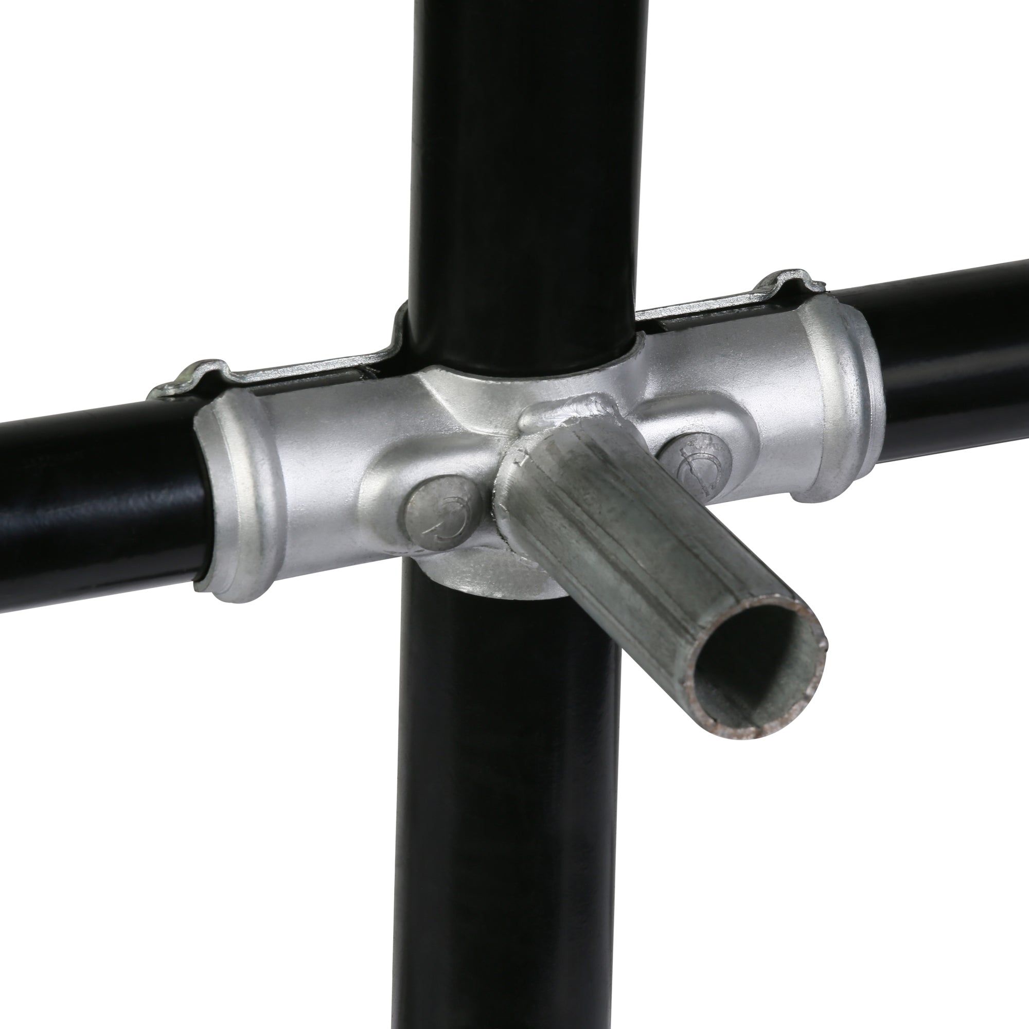 Spigotted Fixed Cross Fitting Galvanised - Otter Fencing - Chain-link ...