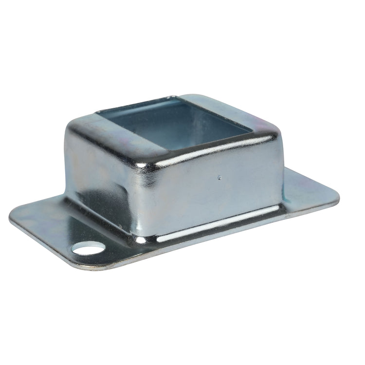 Rail Bracket Double Tab Steel Zinc - Otter Fencing - Tubular Fitting